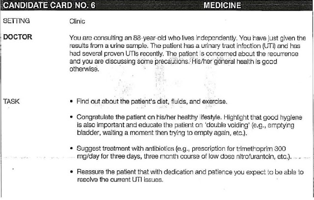 OET Speaking Template: Test# 5