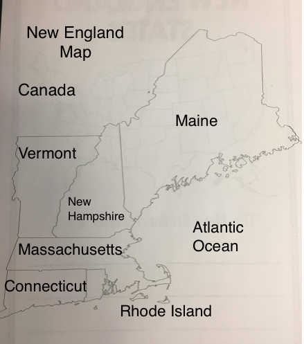 Mrs. Coulon's Class Blog: New England Map