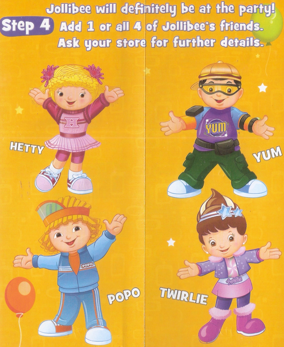 The Pinoy Informer: Jollibee Party Brochure