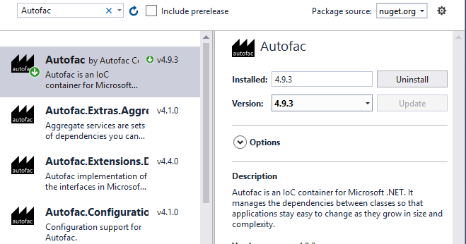 Dev Blog No. 1: Autofac