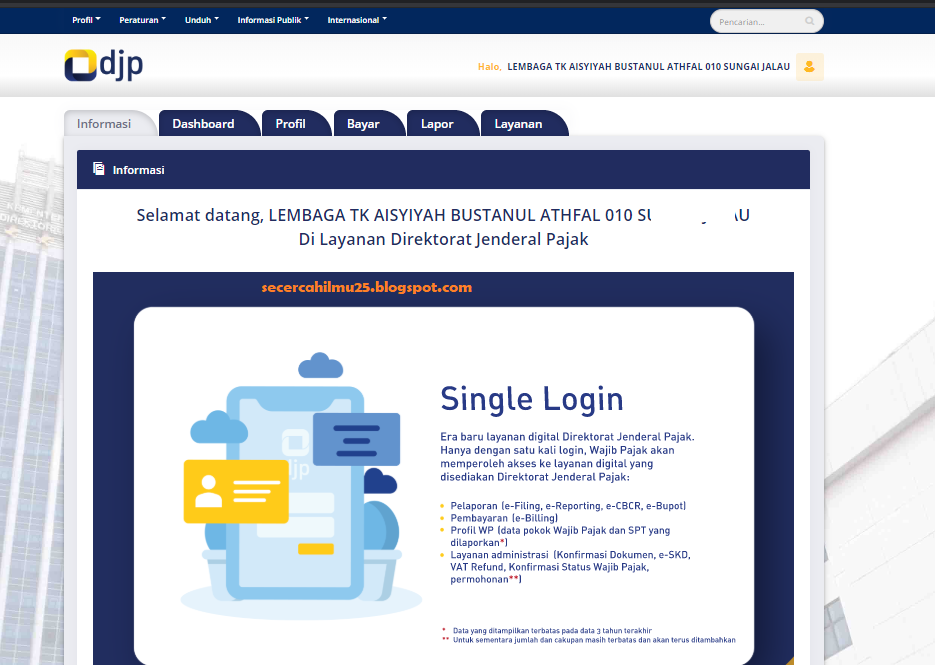 Cara Cepat dan Mudah Registrasi Akun DJP Online Terbaru ~ Secercah Ilmu