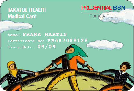 Prudential BSN Takaful: Takaful Health: Medical Card, grace period, KO ...
