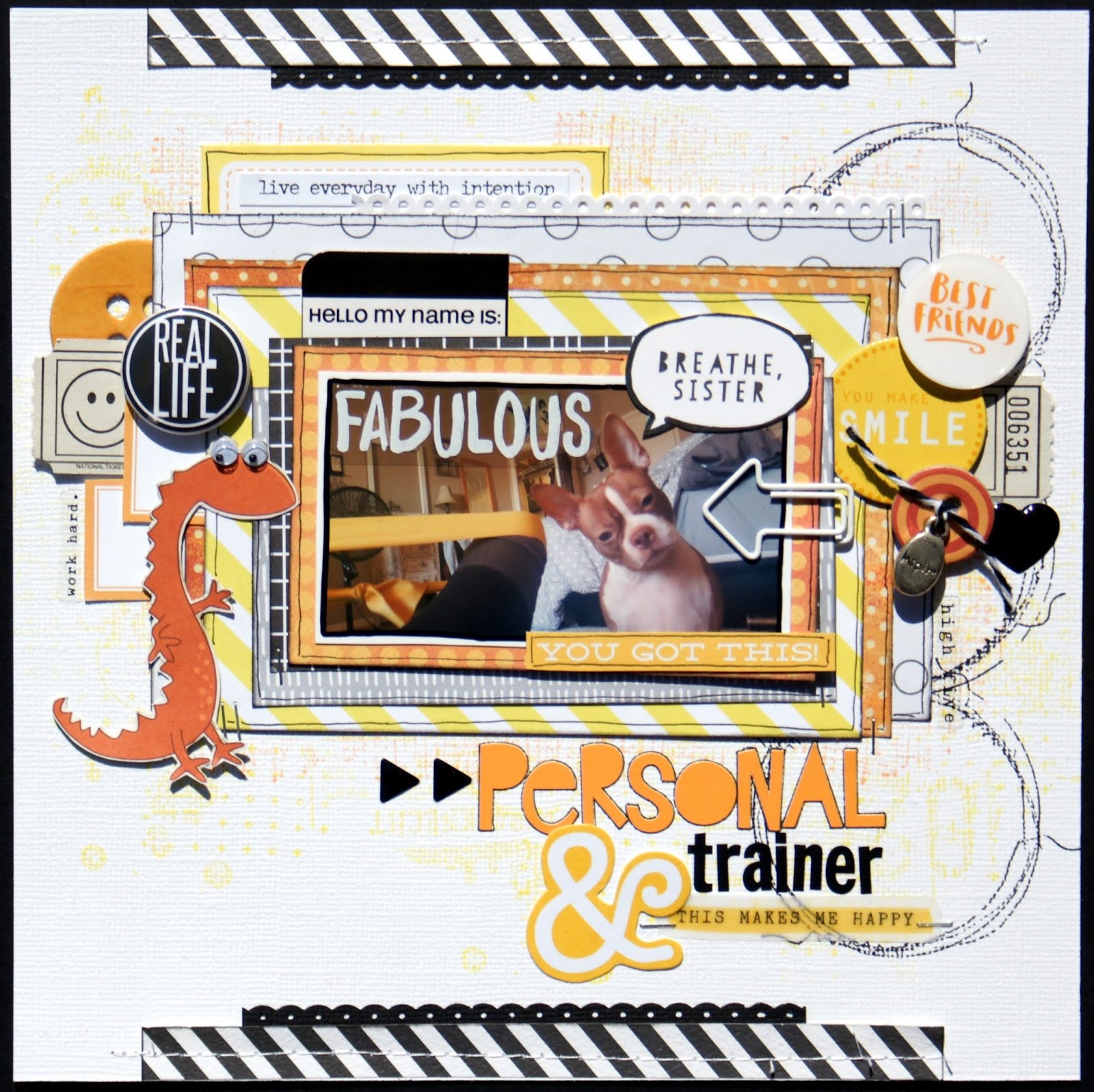 Little Scraps of Magic: Personal Trainer | CSI Case File No. 298