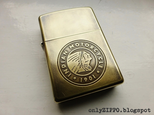 onlyZIPPO: 1901 Indian Motorcycle Zippo