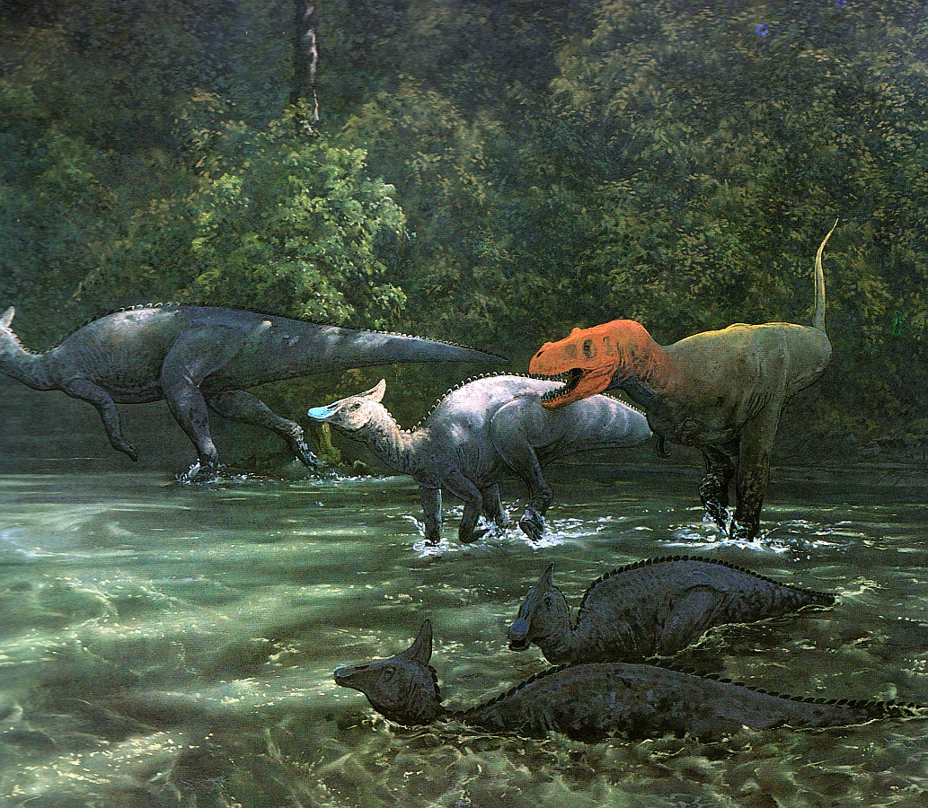 Love in the Time of Chasmosaurs: Vintage Dinosaur Art: De Oerwereld van ...