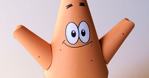 SpongeBob: Patrick Star Papercraft | Paperized Crafts
