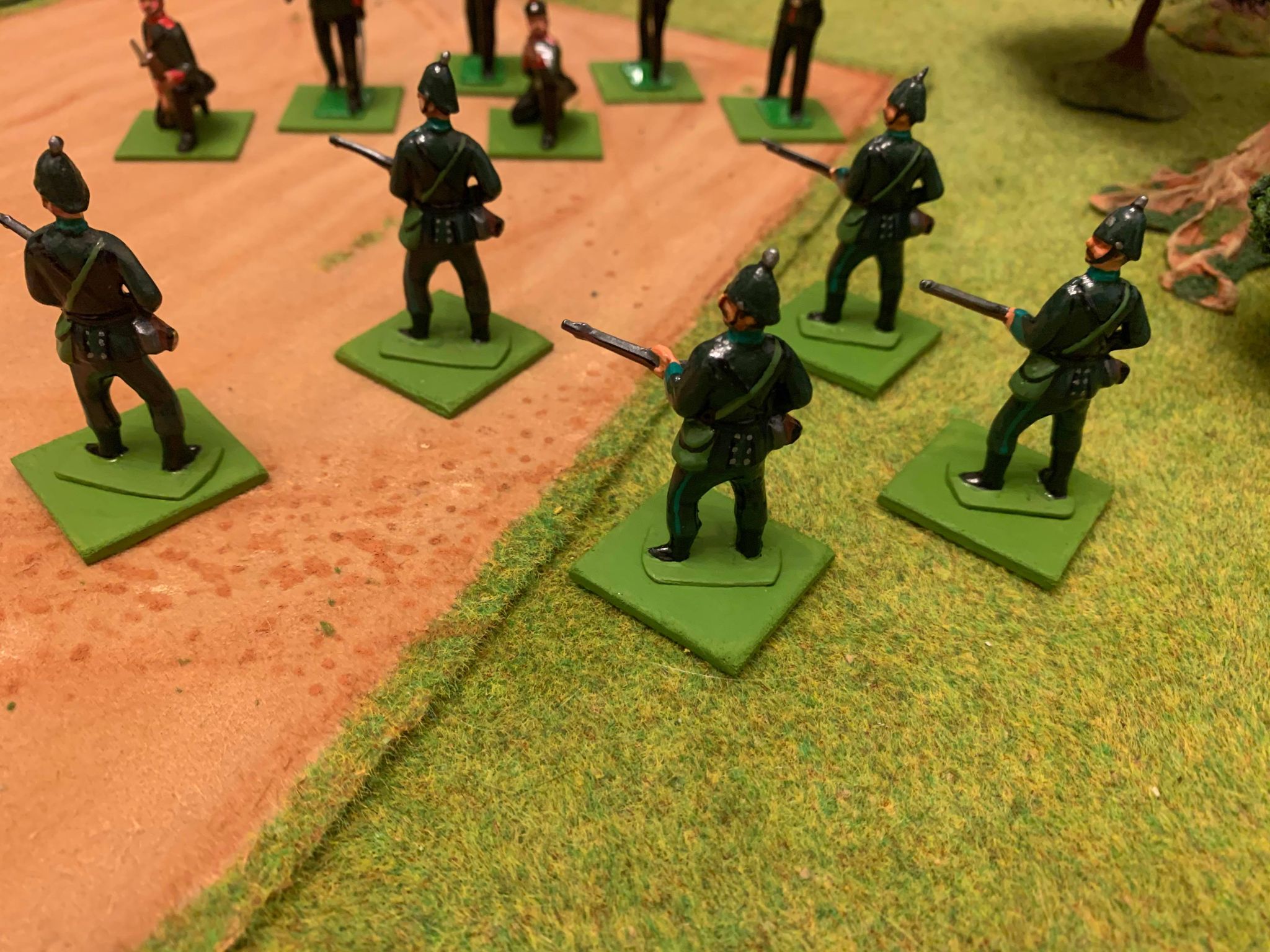 Wargaming with 54mm Toy Soldiers: LONDON IRISH RIFLES