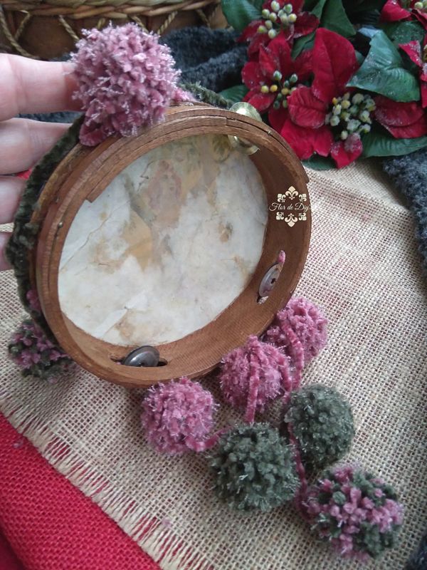 Flor de diy's: Pandereta decorada