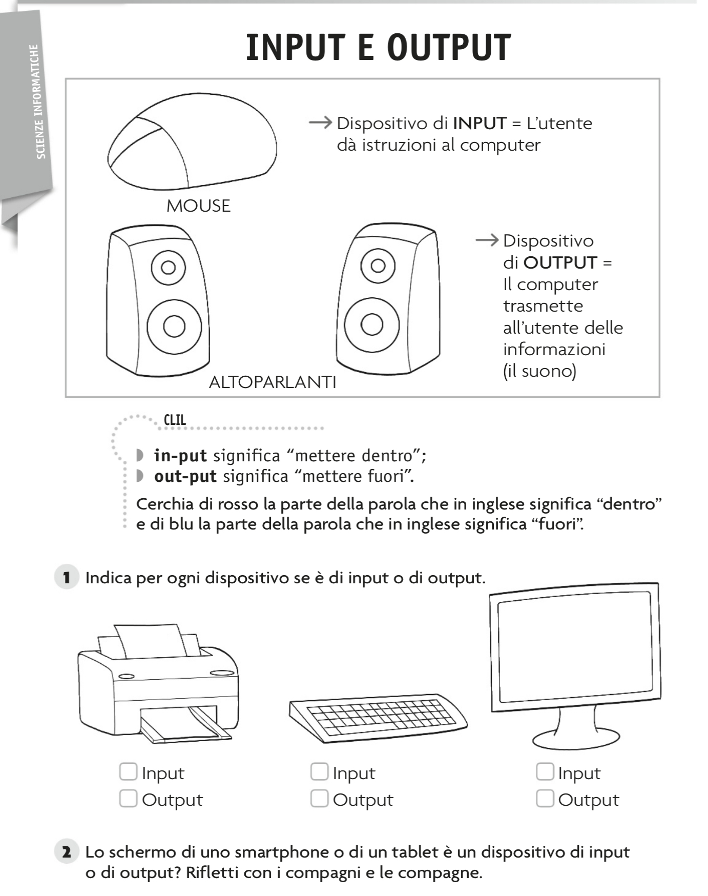 Diario on line: Input e output - Classi III Diario on line: Input e output - Classi III