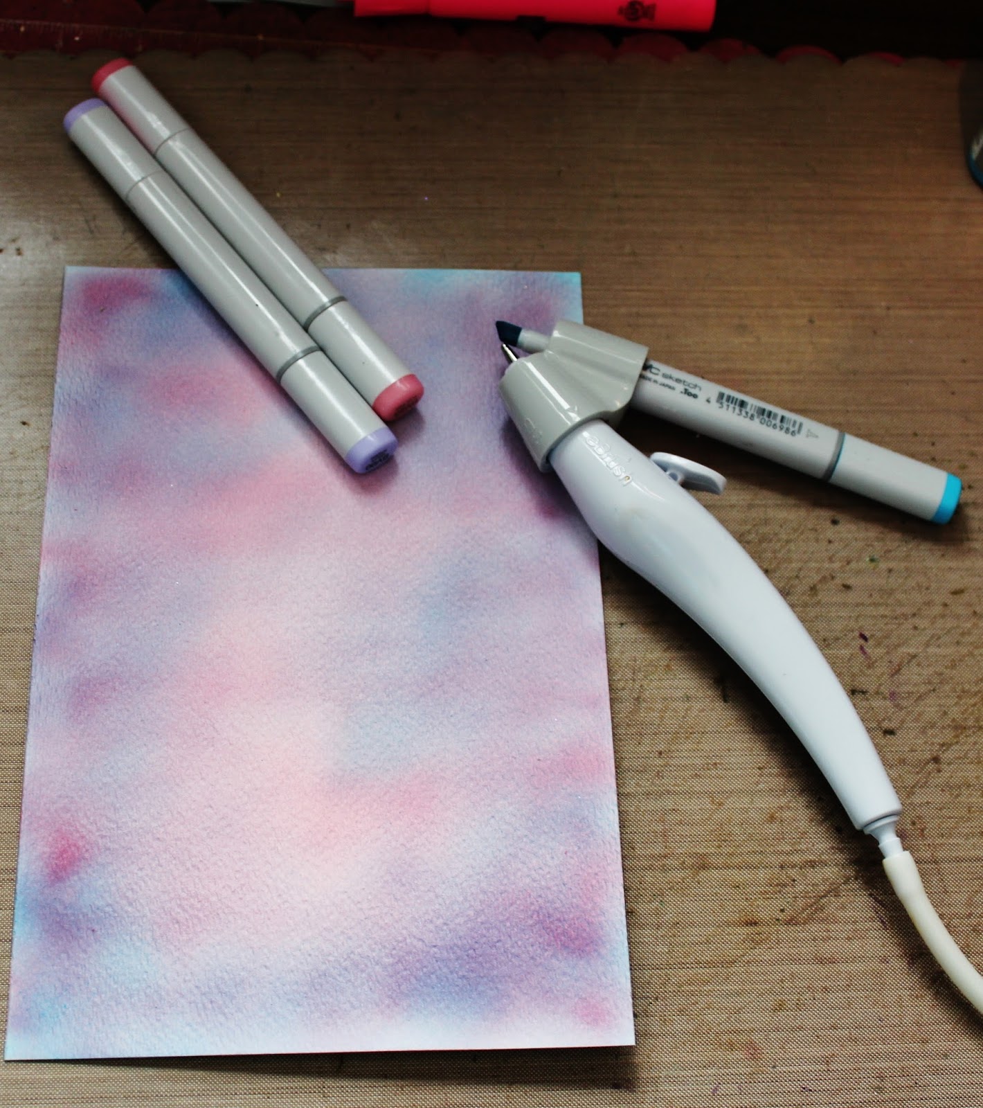 Pam Bray Designs: A Girl with Flair: Crystal Angel Art Journal Page