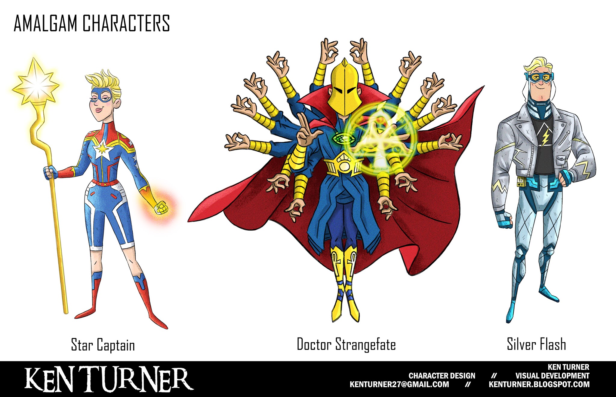 Ken Turner: Amalgam Characters