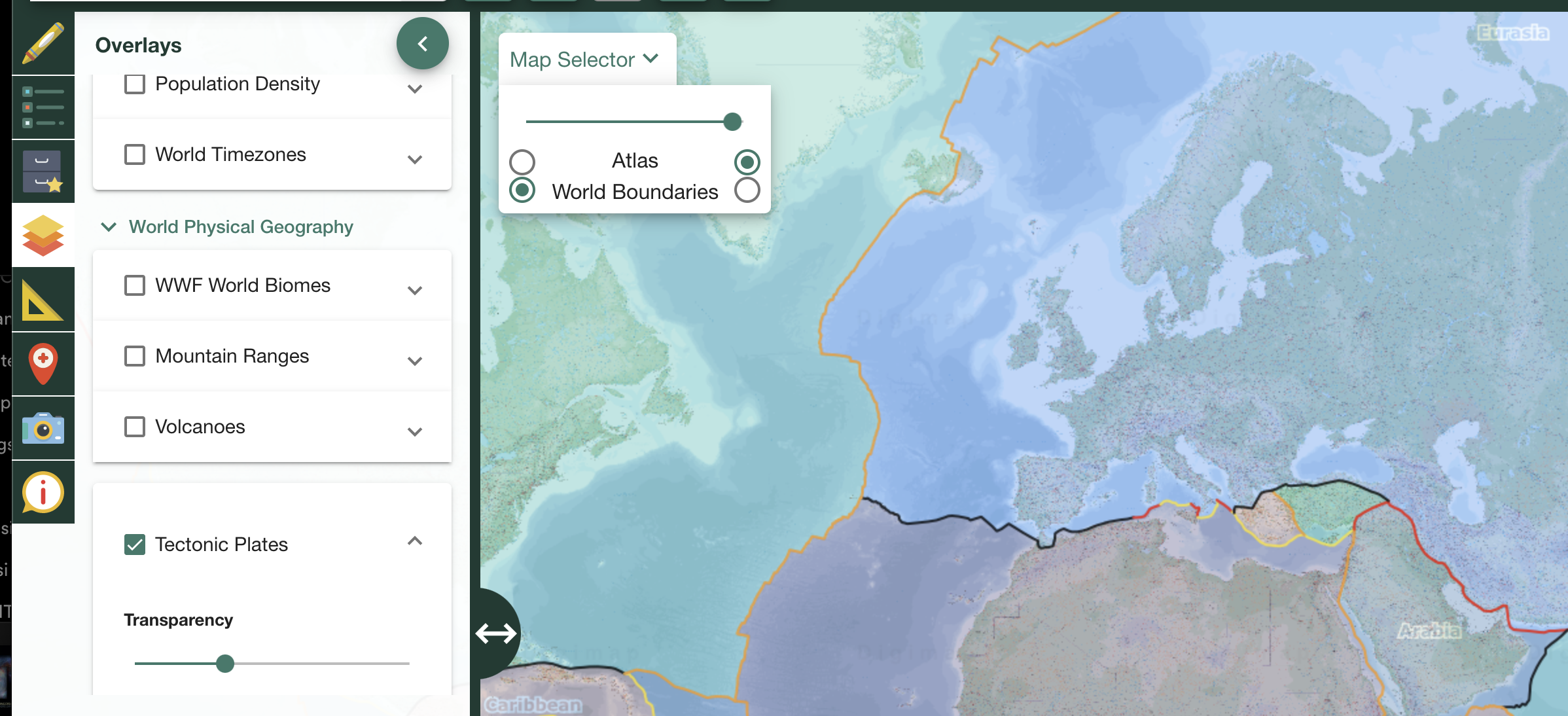 Digimap for Schools - new overlays