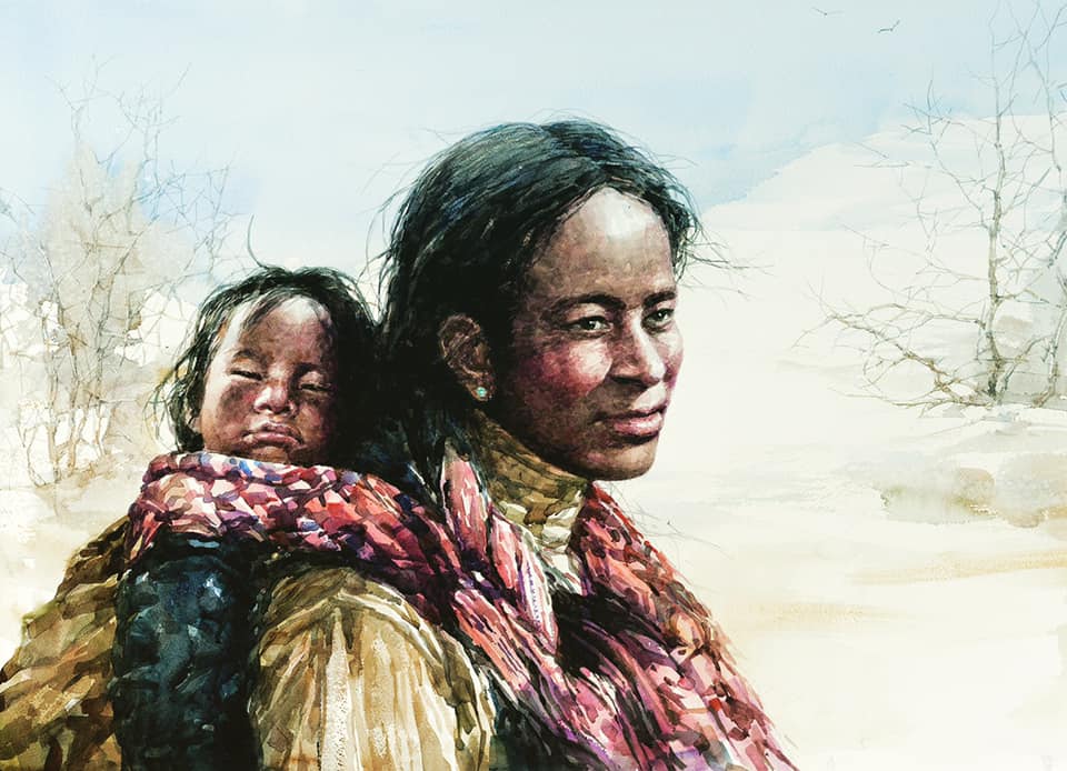 Z.L. Feng, 1954 | Landscape / Figurative / Watercolor painter | Tutt ...