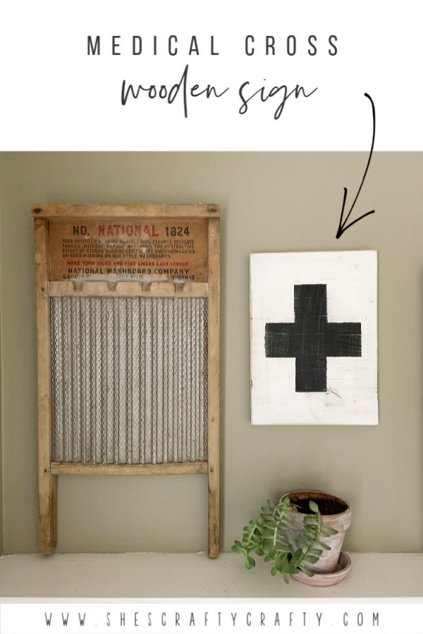 She's Crafty: How to make Medical Cross Sign