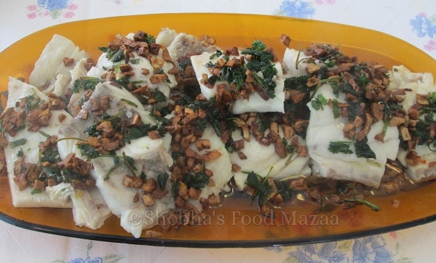 Shobha's Food Mazaa: PATRANI MACCHI / FISH STEAMED IN BANANA LEAVES