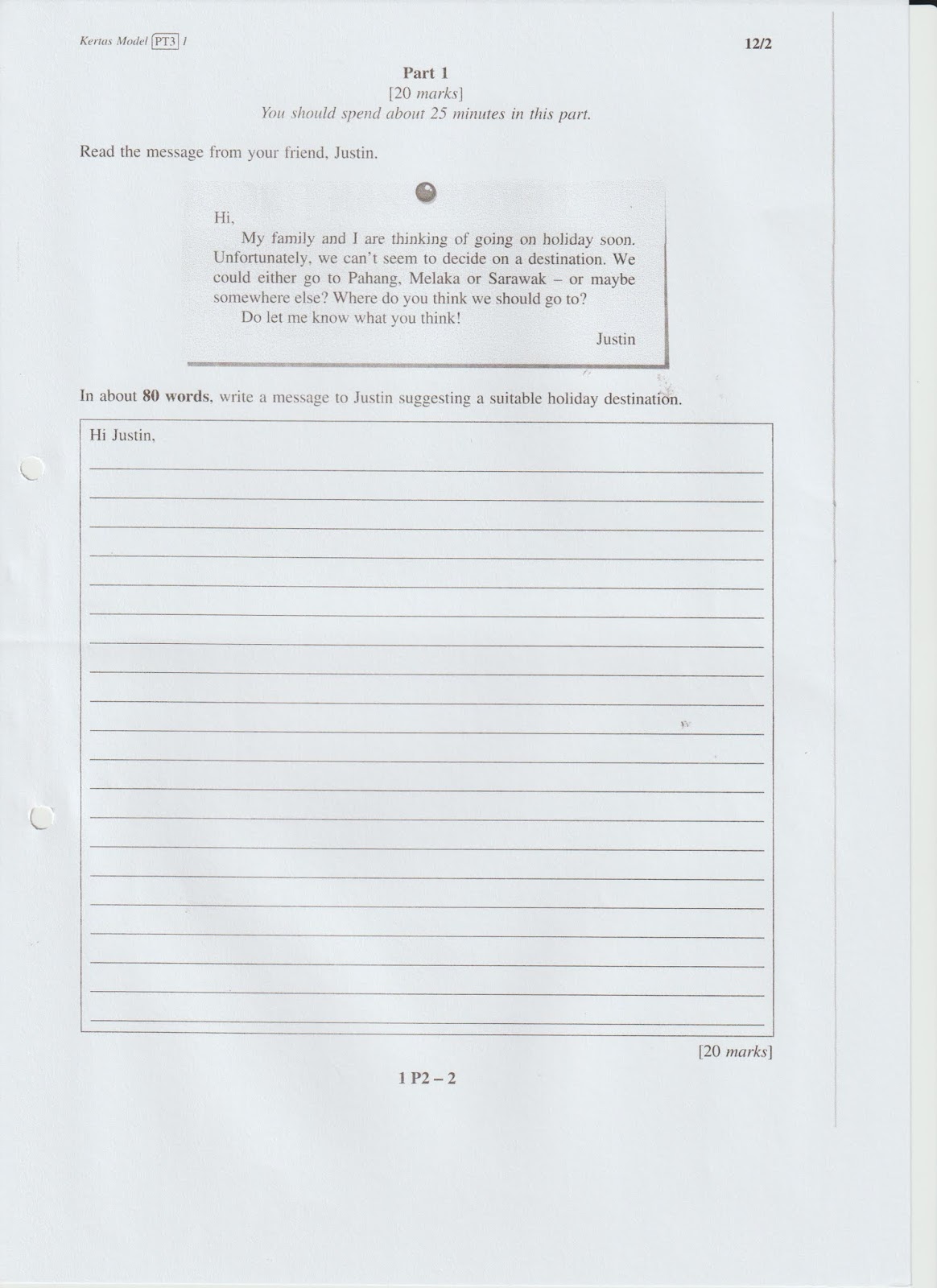 OhMyEnglishTips: Short Message