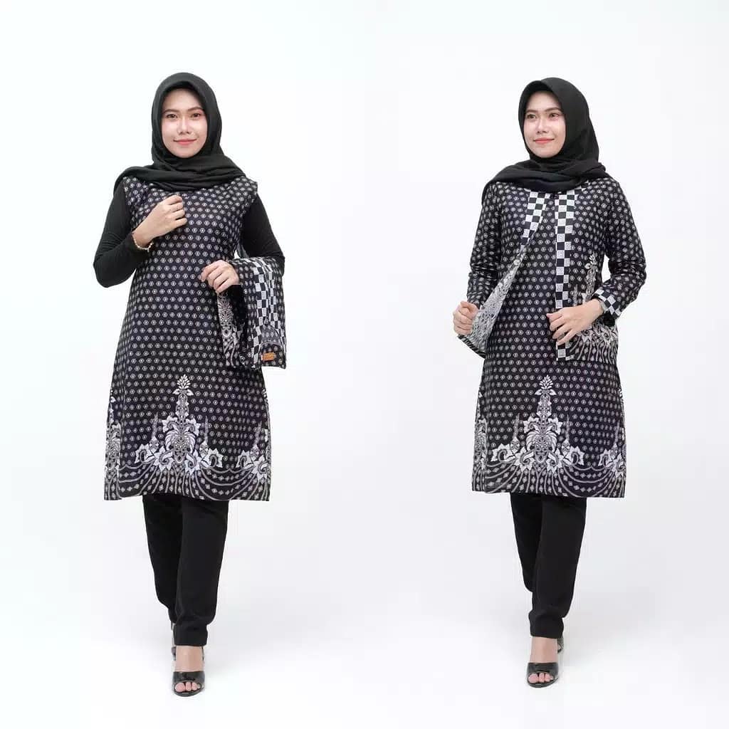 Model Tunik Batik Terbaik 2020 Desain Mewah Dan Modern - Model Baju Korea