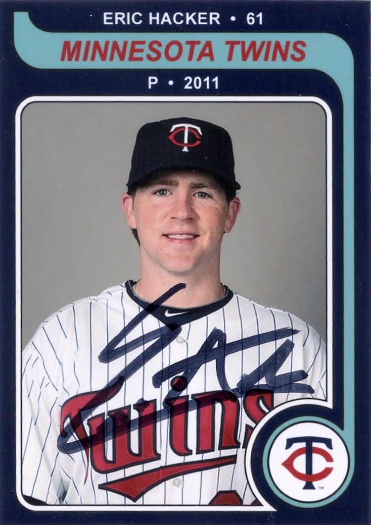 Minnesota Sports Autograph Project: ERIC HACKER