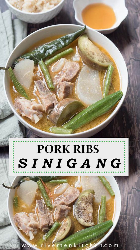 Pork Ribs Sinigang (Sinigang na Baboy) - CAKE COOKING RECIPES IDEAS