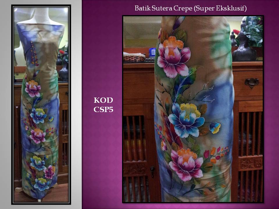 Batik Sutera72: Sutera Crepe Digital & Batik Sutera Crepe Eksklusif
