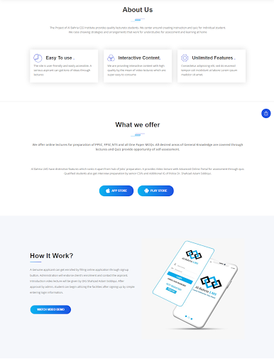 Al Bahria LMS - Mudassar Rasool Chaudhry
