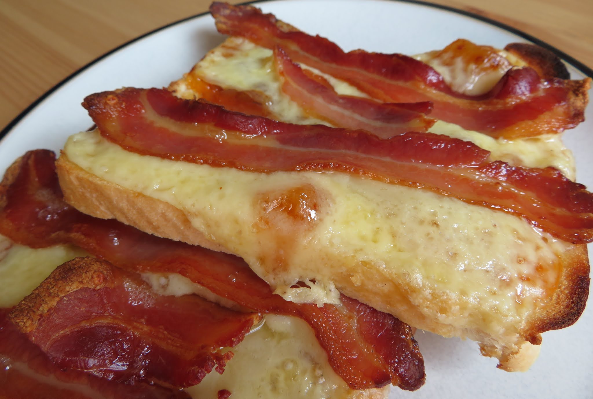 Bacon & Cheese On Toast | The English Kitchen