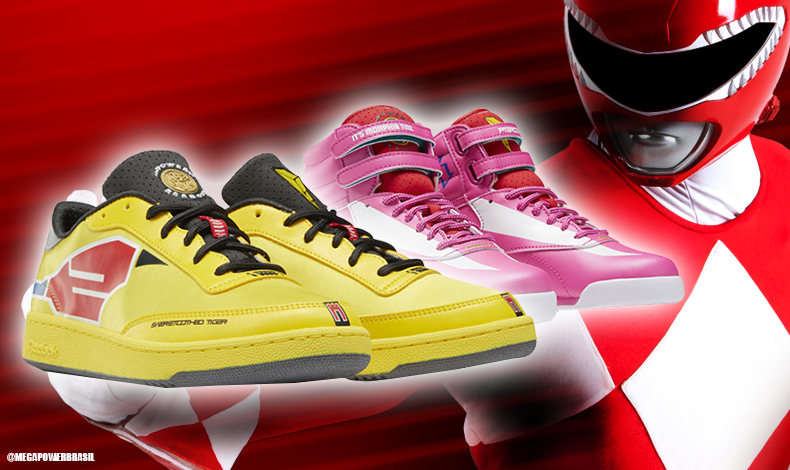 Reebok lança tênis de Mighty Morphin Power Rangers