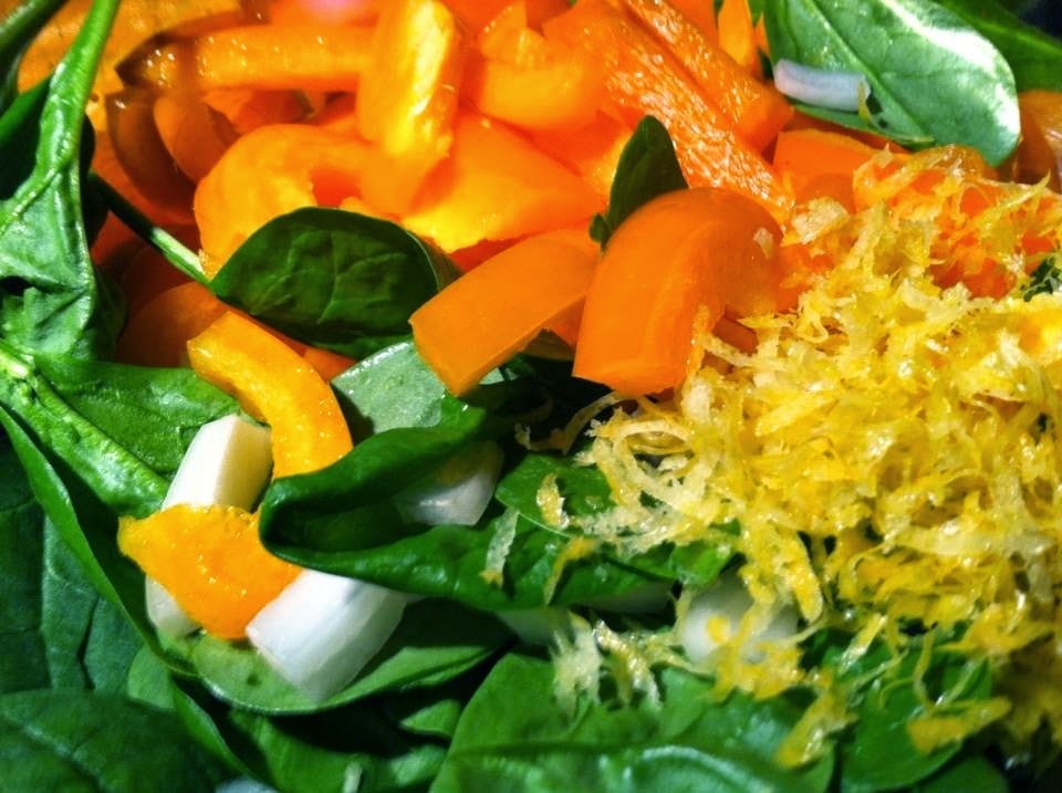 Rockin' the Kitchen: Dinner on the patio- Lemony Wheat Berry Toss