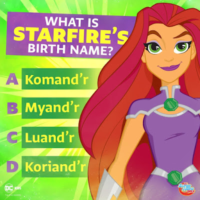 ¡DC Super Hero Girls Blog!: Pasatiempo de Starfire