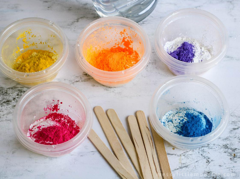 Kids Bath Paint Recipe - Make bathtime even more fun! - Messy Little ...