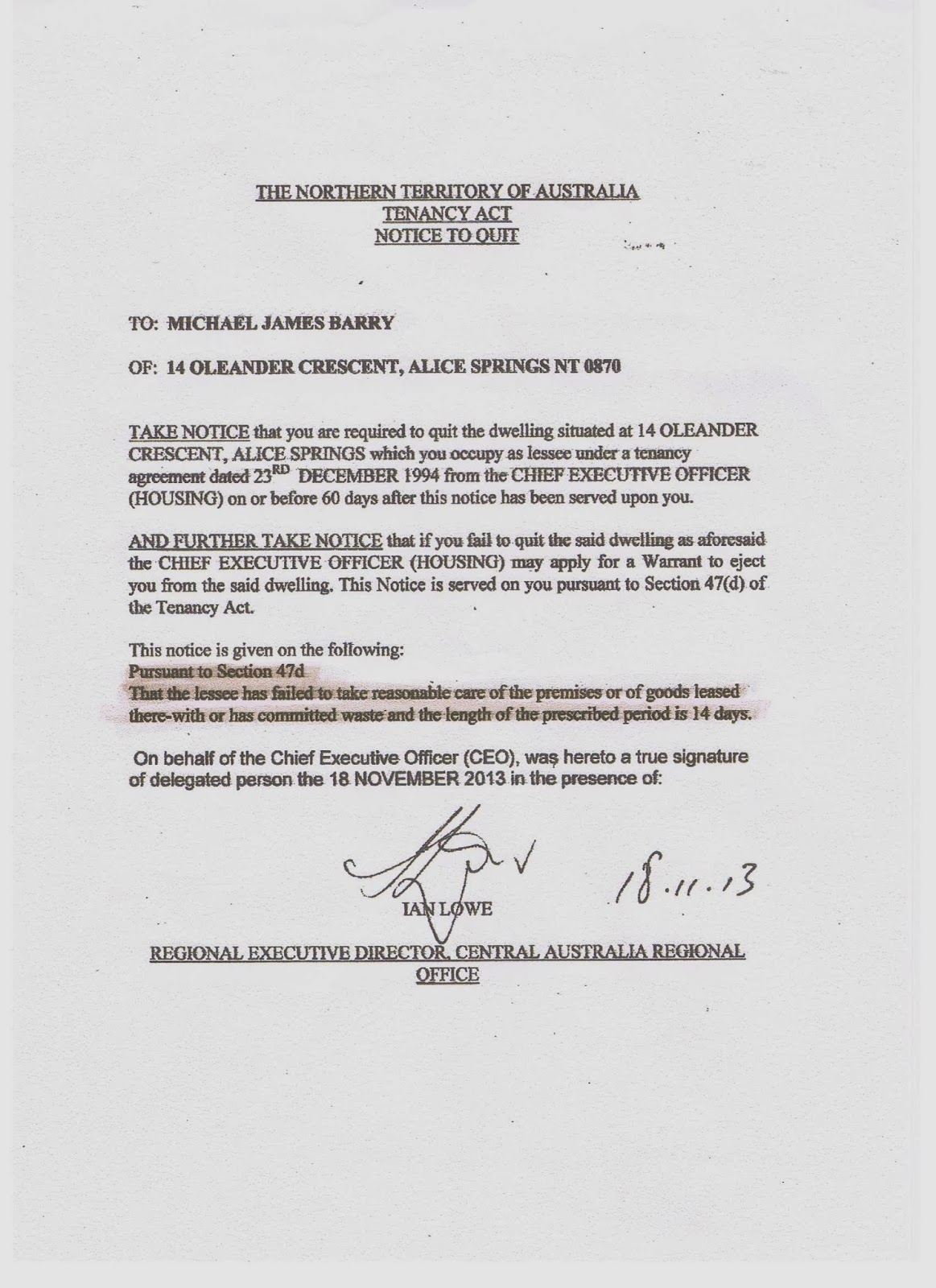 Bad Landlord: February 2014