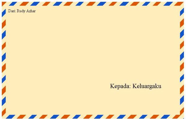 Membuat Amplop + Perangko Dengan CSS3 | Optimasi Blog