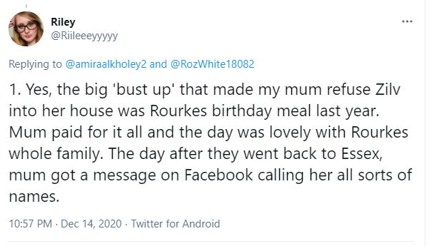 It's not about the break up