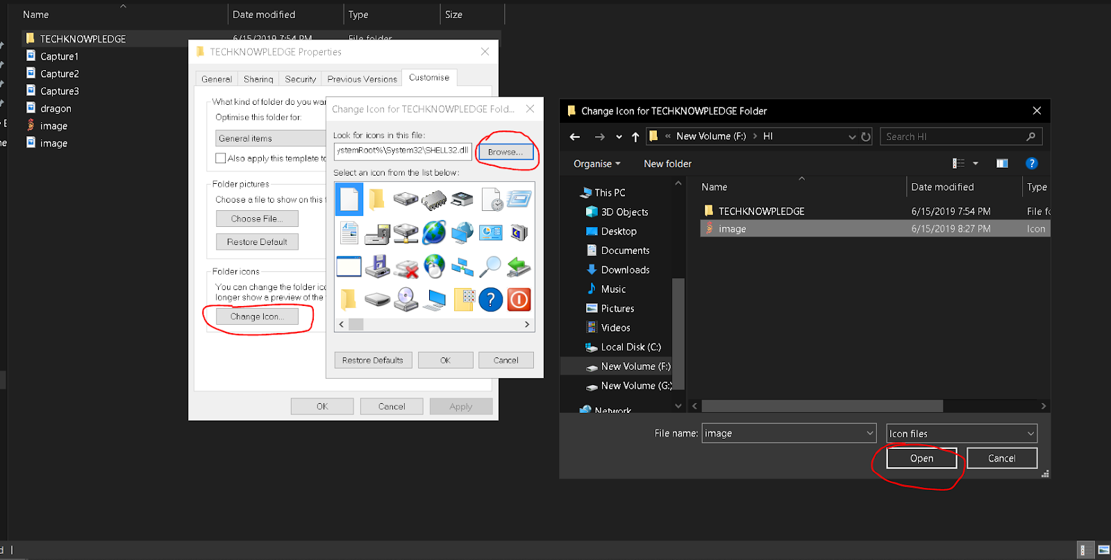 How to add a custom icon to the folder in windows