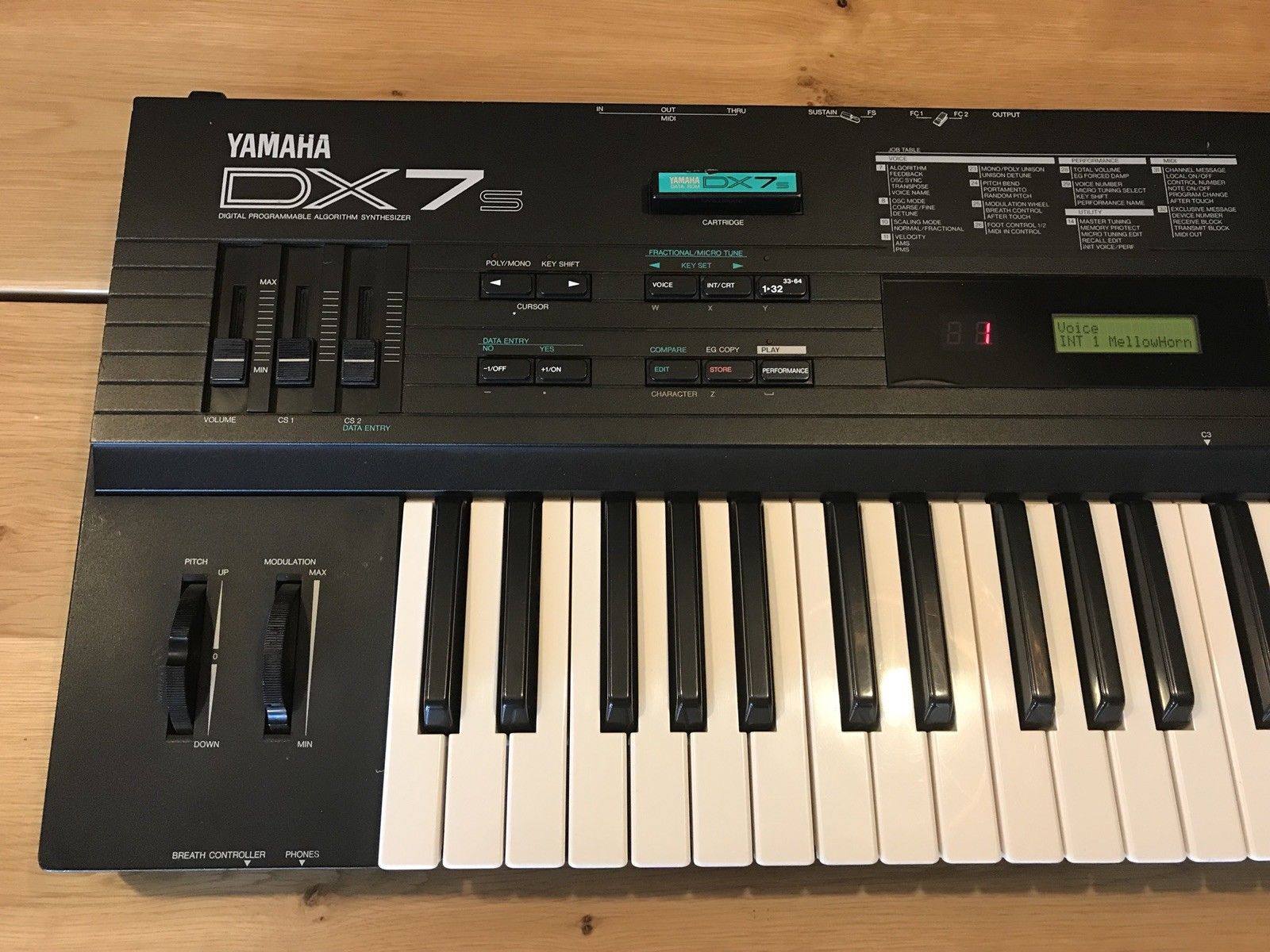 MATRIXSYNTH: Yamaha DX7s FM Synth SN OX01005