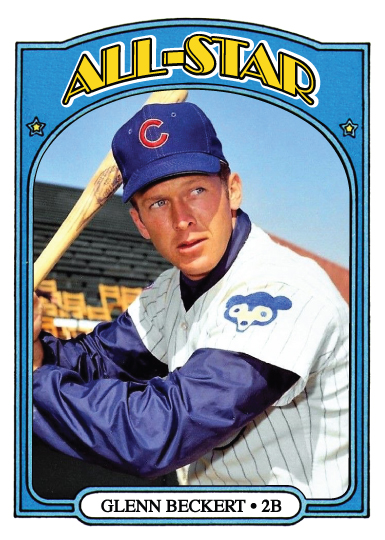 WHEN TOPPS HAD (BASE)BALLS!: 1972 ALL-STAR SUB-SET: GLENN BECKERT