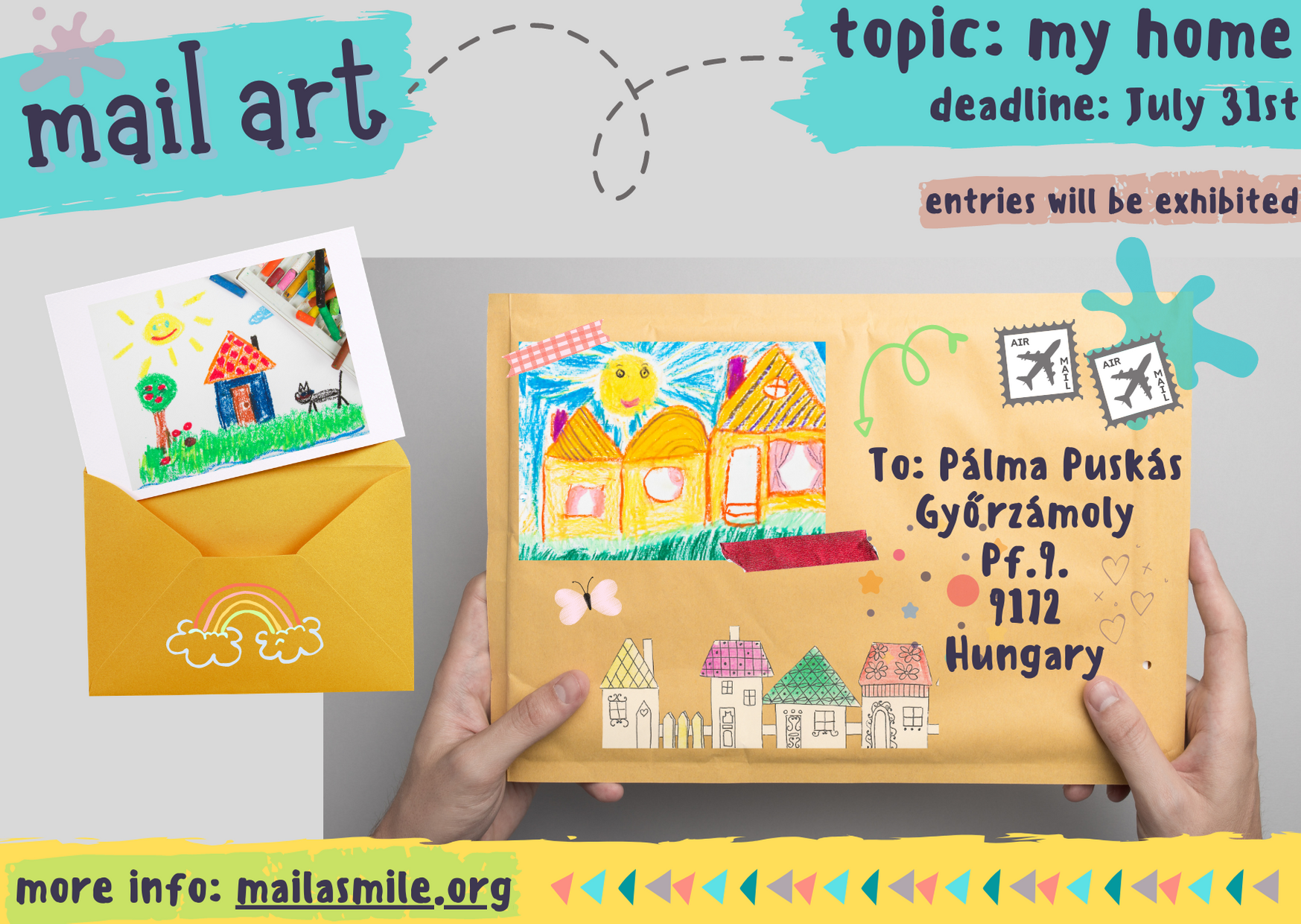 Mail Art Projects: My Home - Hungary Mail Art project