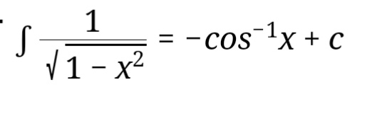 Mathseasy: Standard integrals