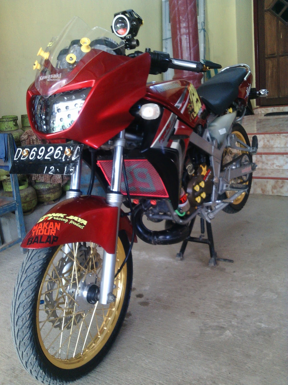 Gambar Modifikasi Ninja R Terbaru Terlengkap - Modifikasi Motor