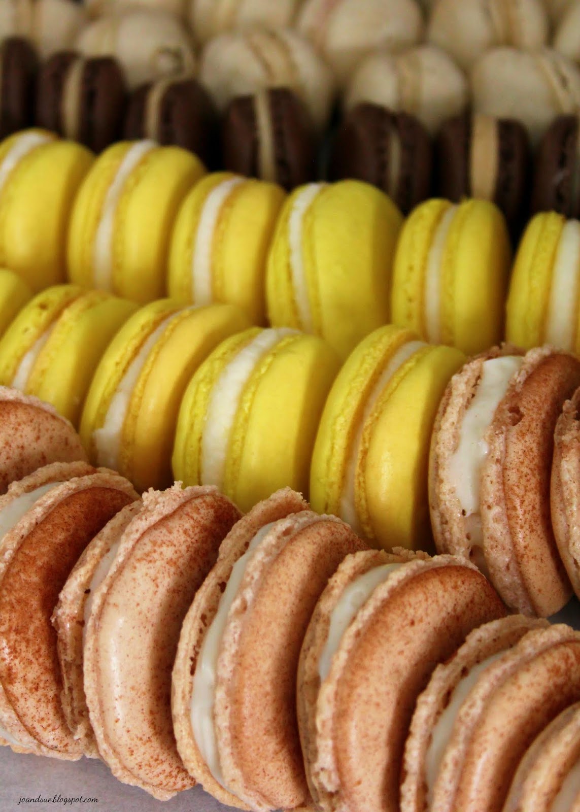 Jo and Sue: Macarons (Peanut Butter Cup and Lemon)