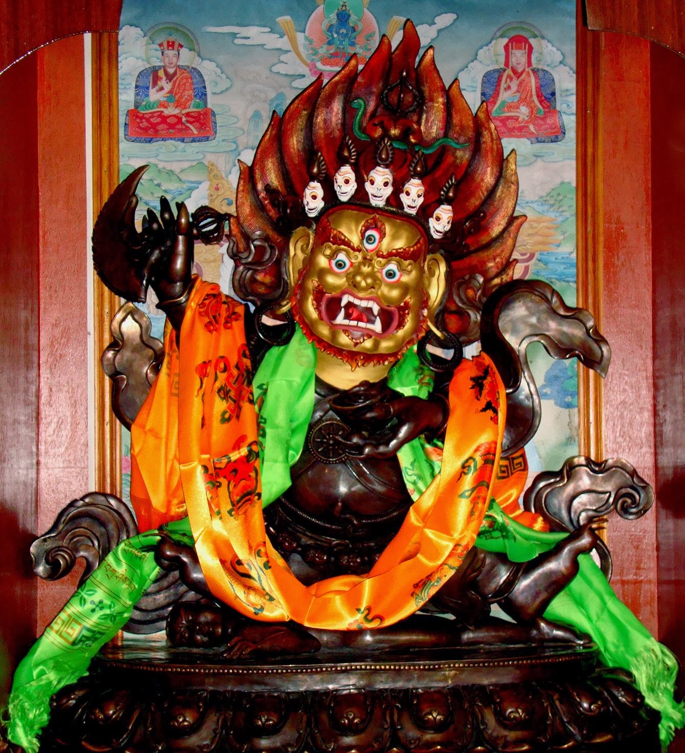 Destiny Gallery 丰天林: Bernagchen Chen (Black Robe) Mahakala (Kagyupa ...