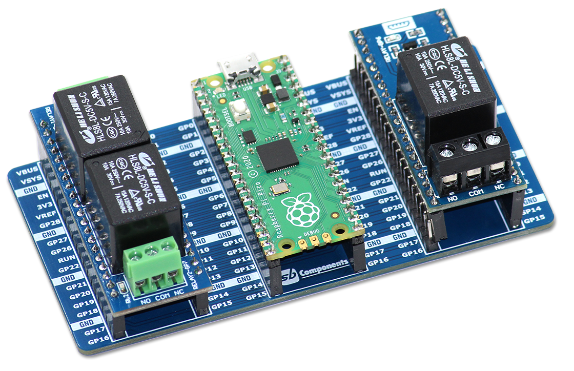 Techno Hub: Raspberry Pi Pico 2 Channel Expander | GPIO Expander For Pico