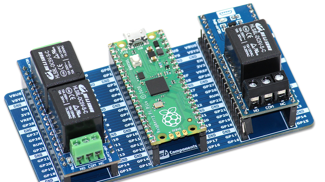 Raspberry Pi Pico 2 Channel Expander | GPIO Expander For Pico ...