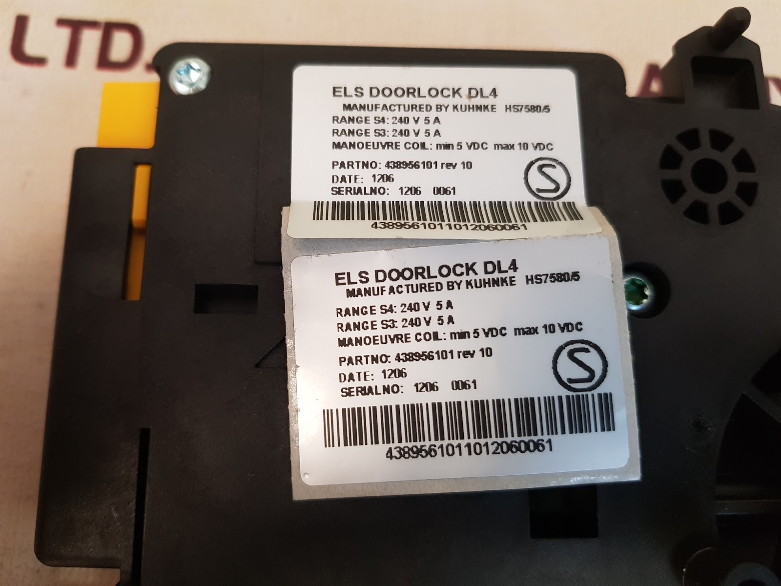 KUHNKE ELS DOORLOCK DL4 HS7580/5 - Aeliya Marine