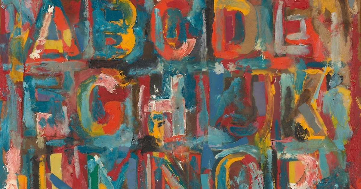 Artrageous Art Adventures: Jasper Johns Alphabet art lesson for k-1?