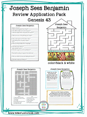 Life of Joseph Series: 8. Joseph Sees Benjamin | Bible Fun For Kids