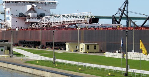 Industrial History: Construction of a New "Poe Sized" Lock for the Soo ...
