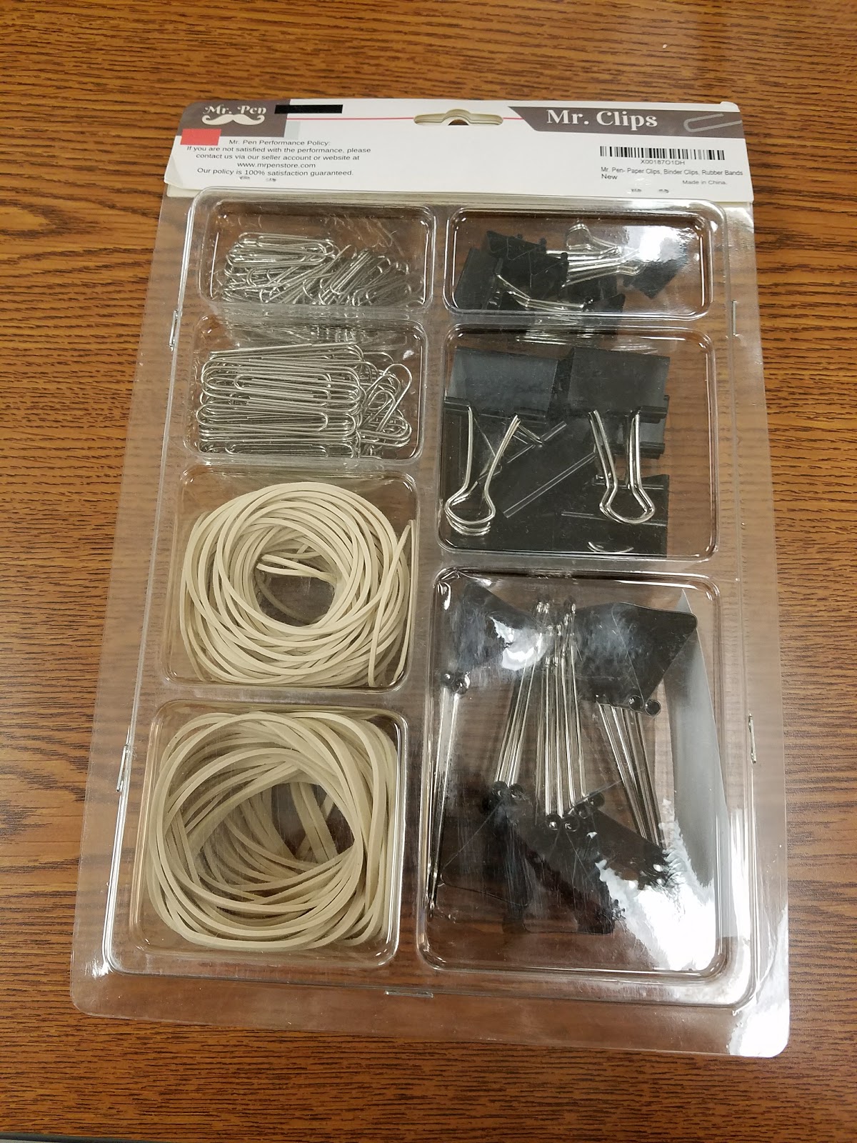 5 Stars: Mr. Pen- Assorted Binder Clips, Paper Clips and Rubber Bands ...