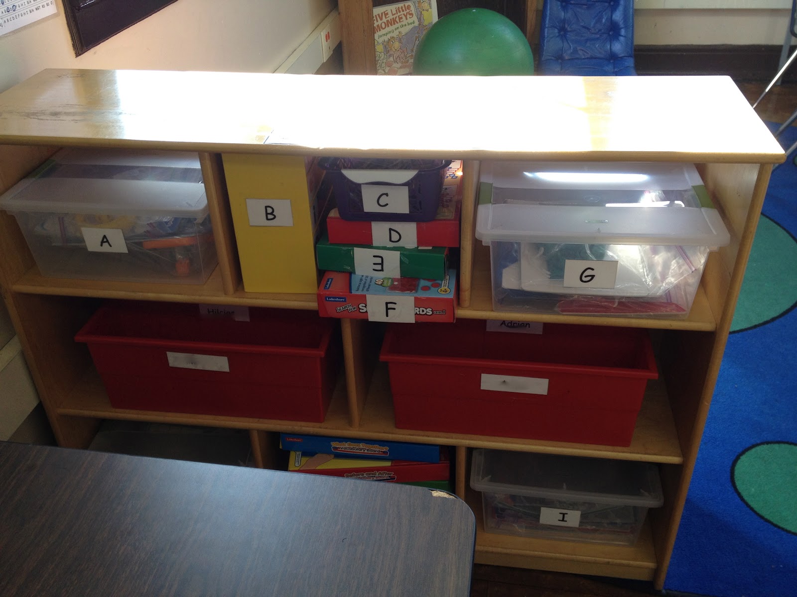 Autism Tank: Classroom Tour: Reading/Math Centers