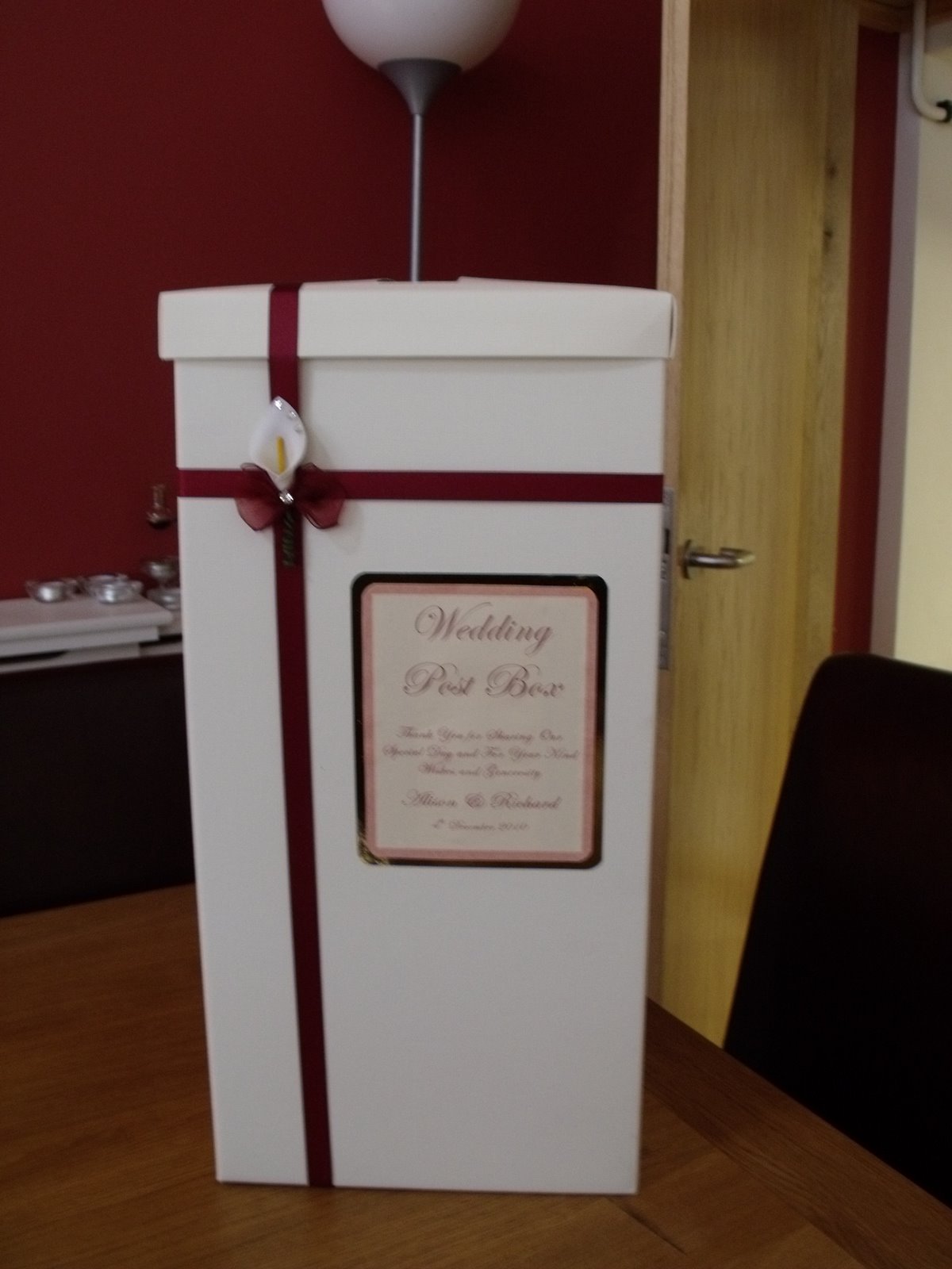 Party Balloons 4 You: Wedding Card Post Box